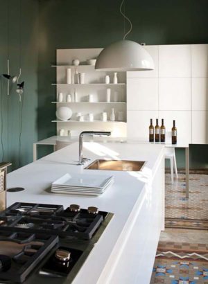 Verde seco nas paredes - Detalhes Mágicos